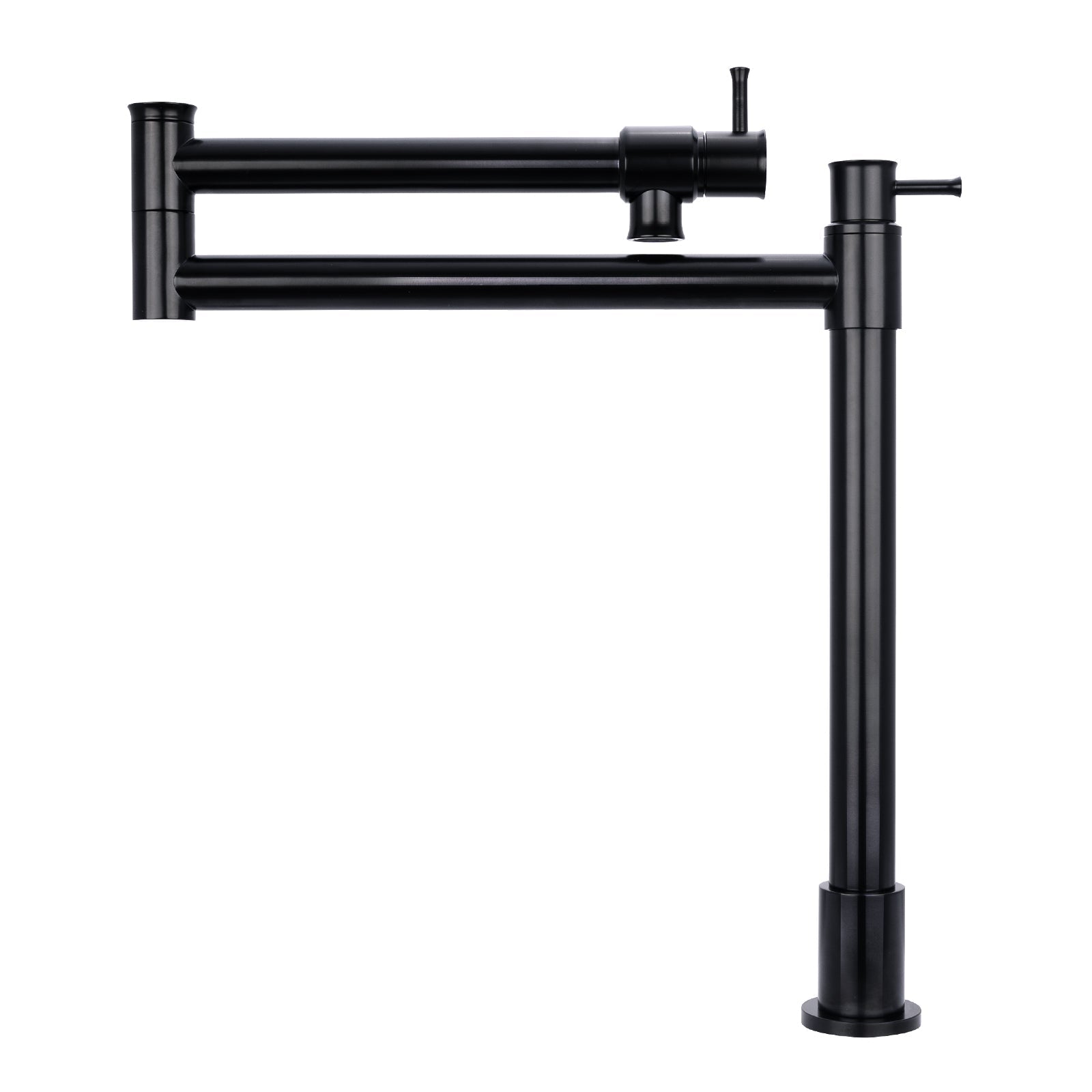 Matte Black Pot Filler Kitchen Faucet Deck Mounted Ak98166 Mb