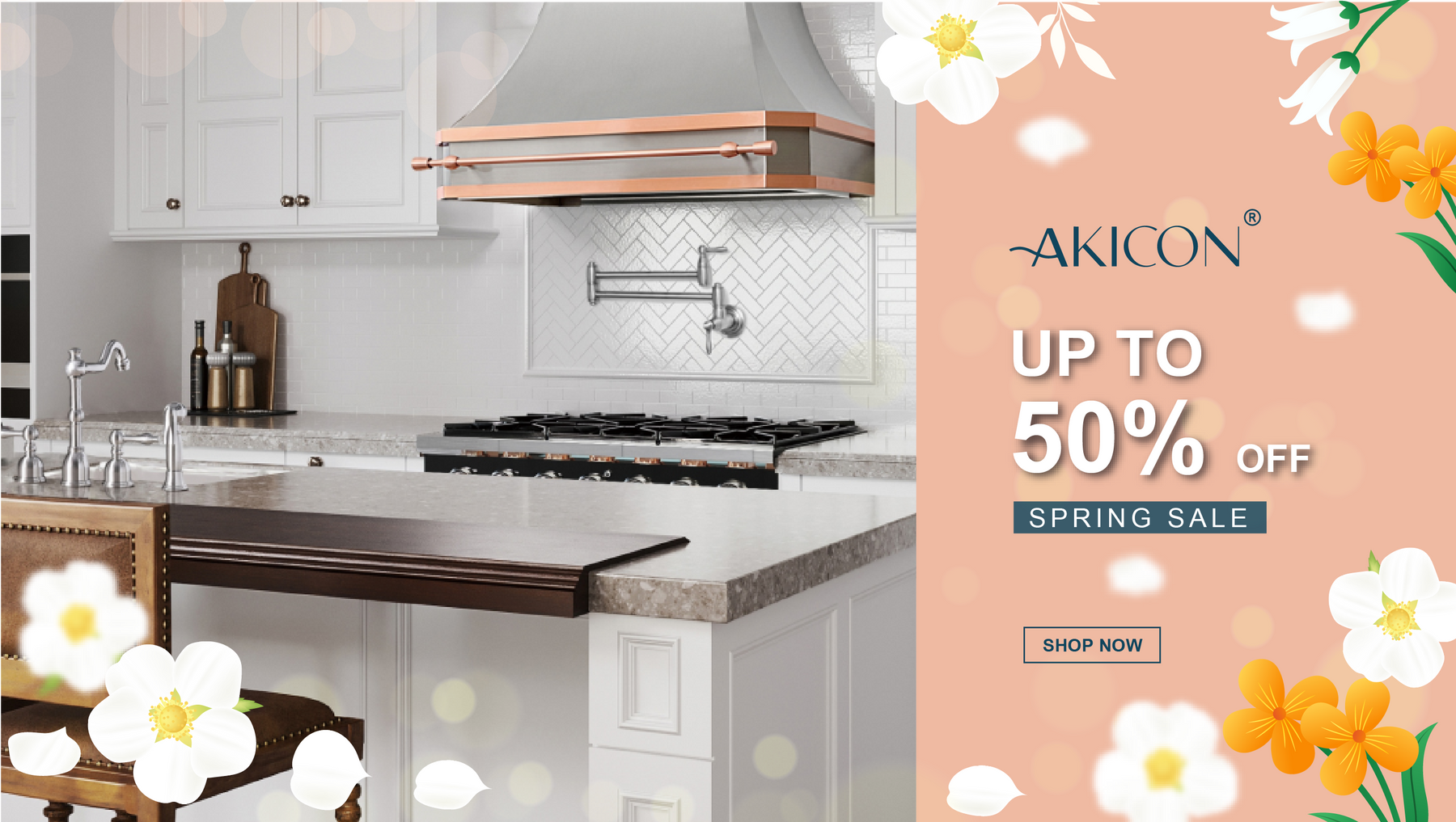 AKICON Copper Kitchen & Bath-stainless & copper customized range hood