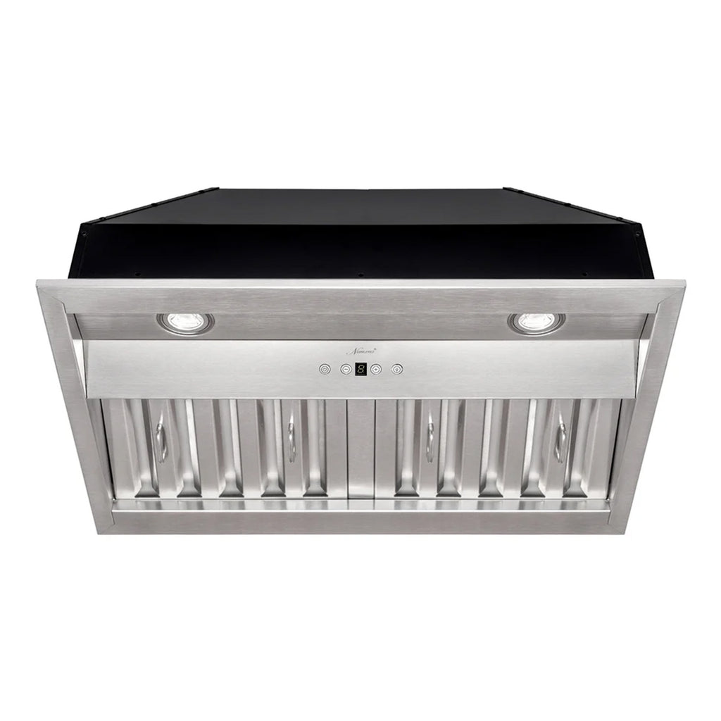 30" Range Hood Insert, Stainless Steel Kitchen Vent Hood with Dimmable