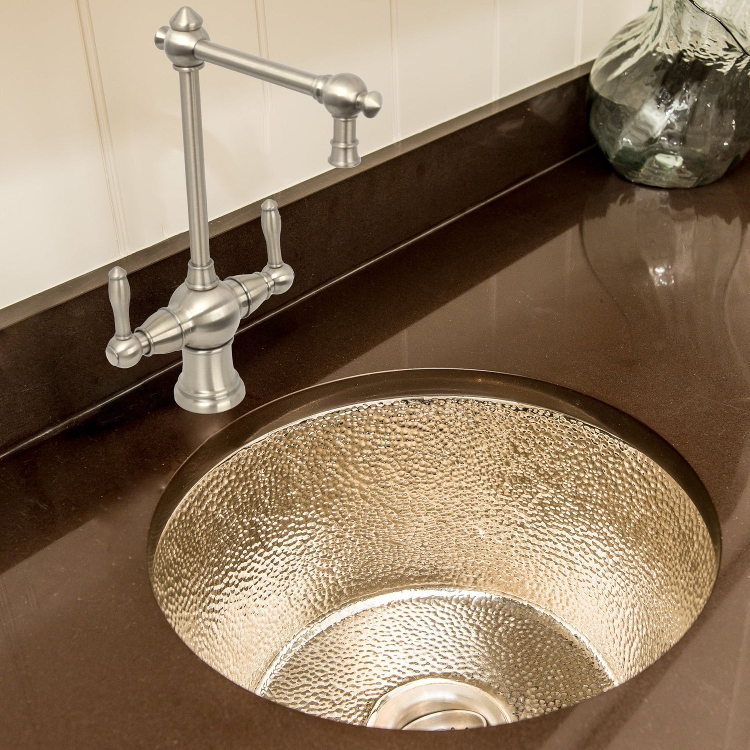 Akicon Copper Round Bar Sink