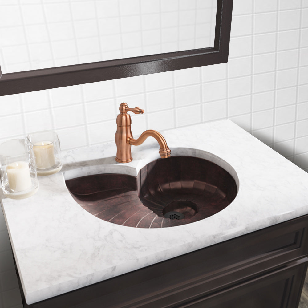 Copper Undermount Bathroom Sink Undermount Sinks – Artesano Copper