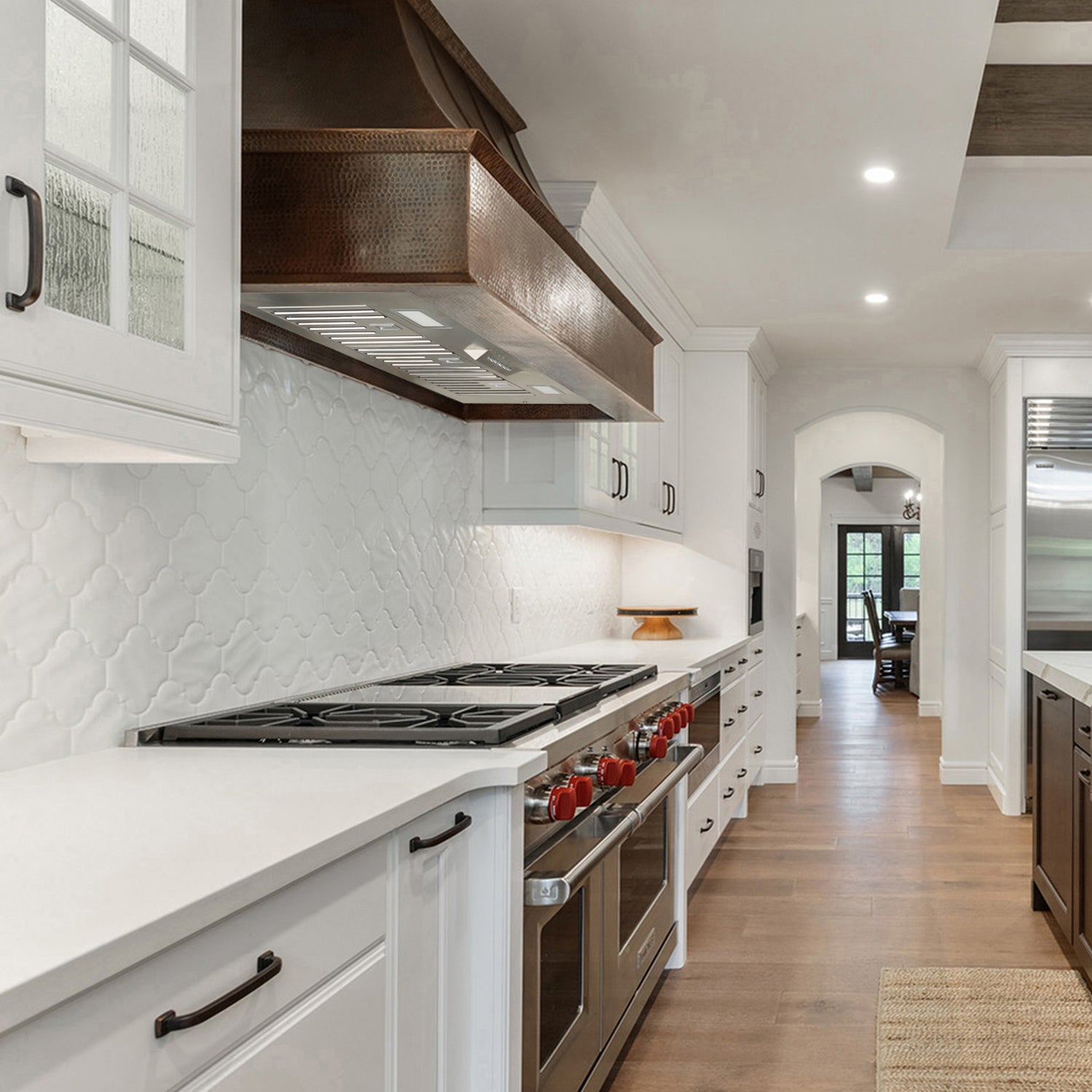 36“ Range Hood Insert, 600 CFM Built-in Stainless Steel Kitchen Hood w