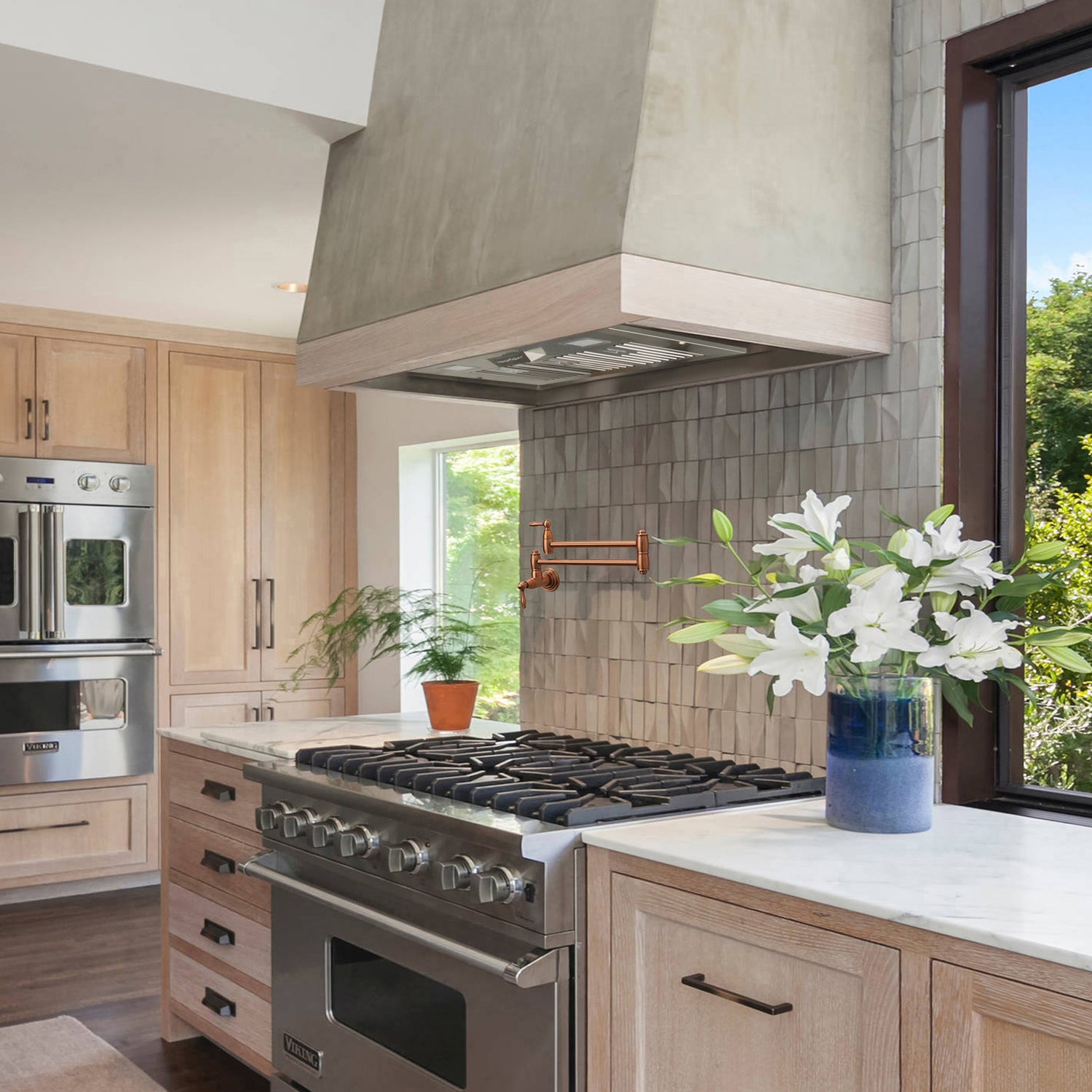 36“ Range Hood Insert, 600 CFM Built-in Stainless Steel Kitchen Hood w